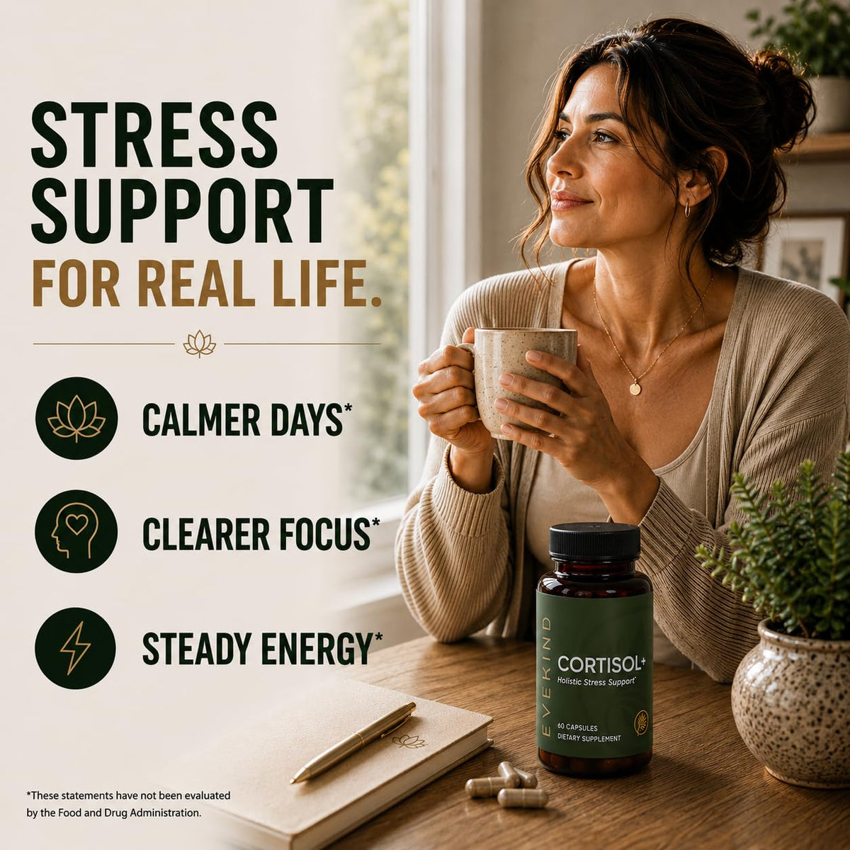 natural cortisol support capsules