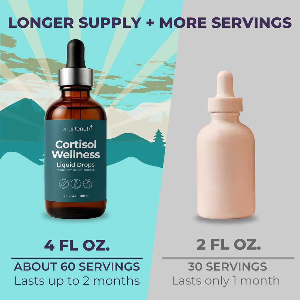 Natural cortisol support drops