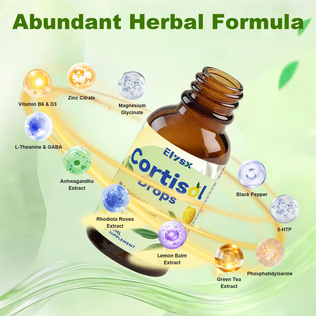 Natural cortisol support drops