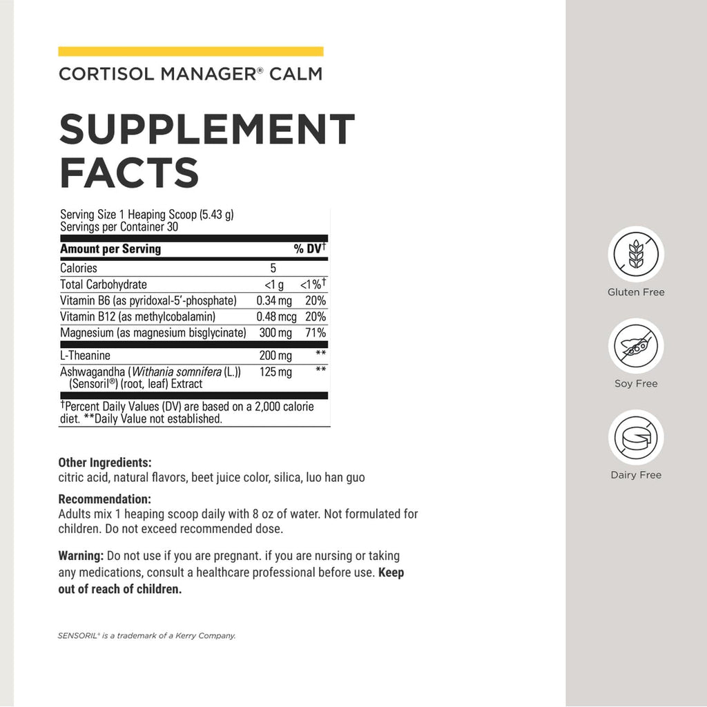 natural cortisol support formula
