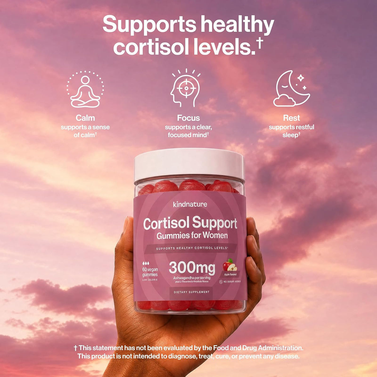 natural cortisol support gummies for relaxation