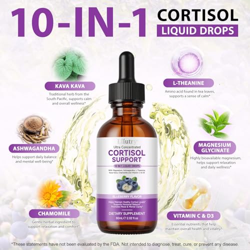 Natural cortisol support multivitamins