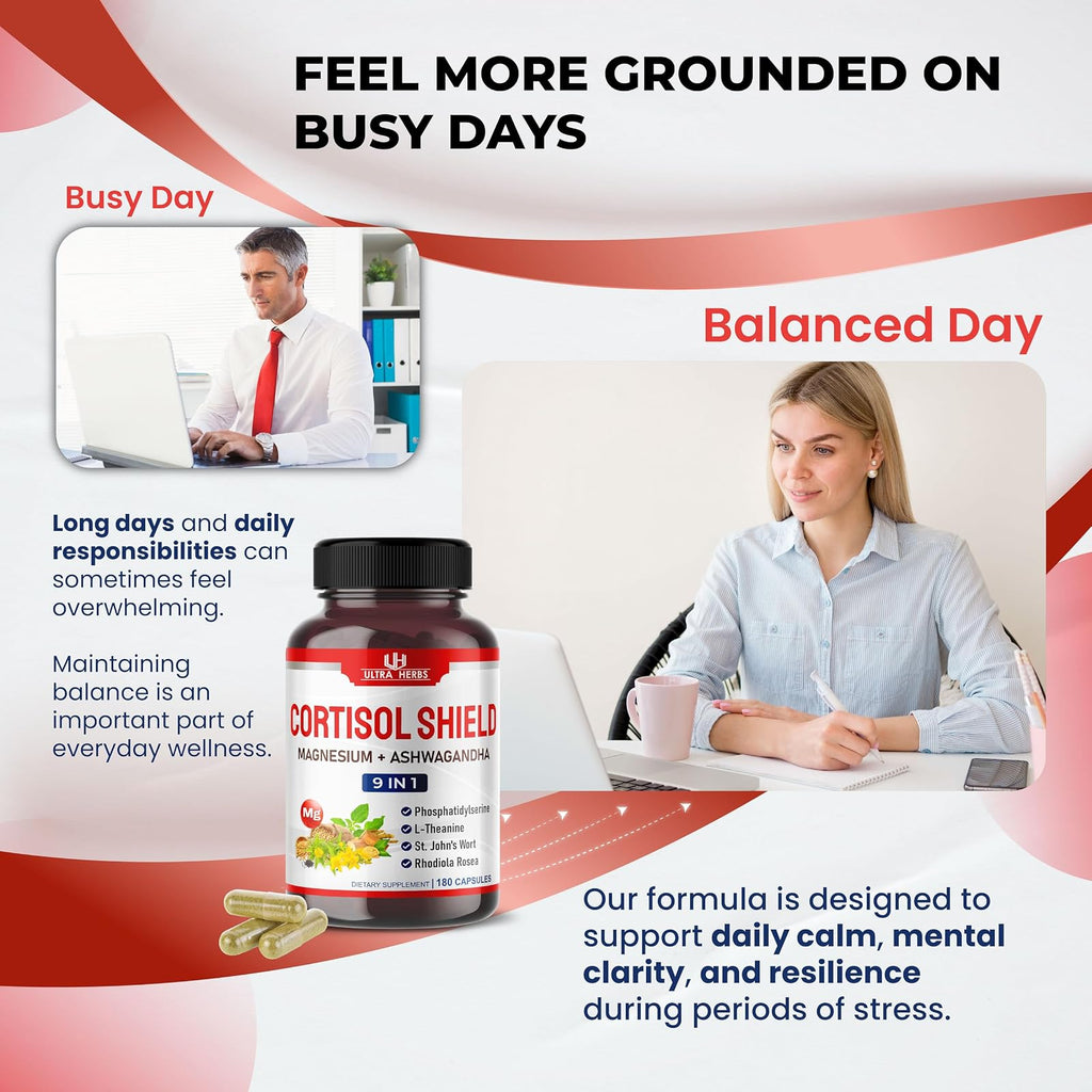 natural cortisol support with ashwagandha