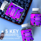 Natural cortisol support with gummies