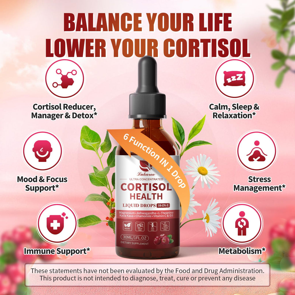 Natural cortisol support with Lukaree