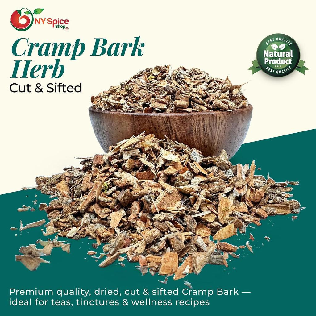 natural cramp bark tea infusion