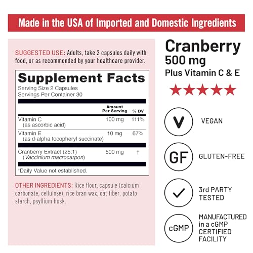 natural cranberry capsules for daily use