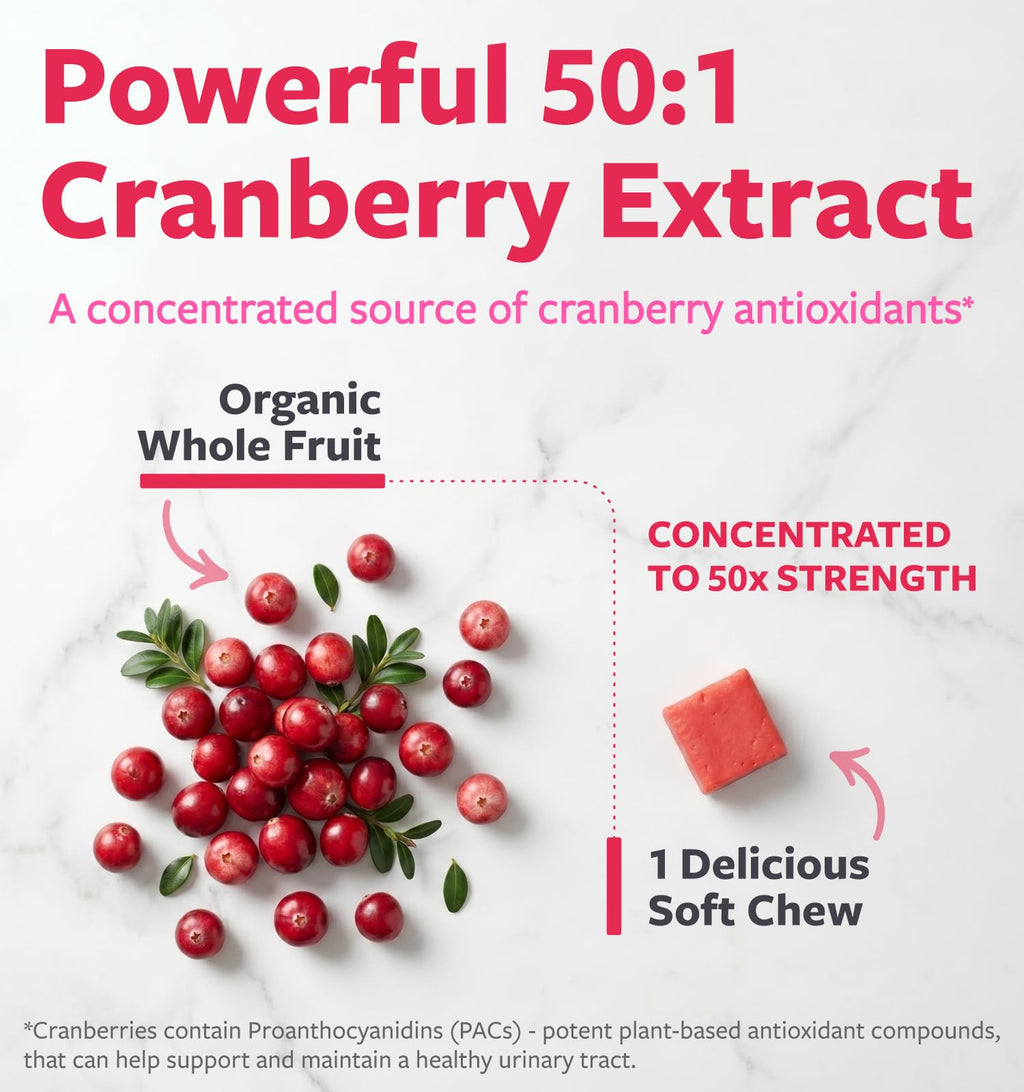 natural cranberry chews for wellness