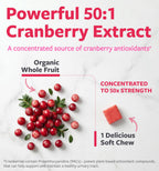 natural cranberry chews for wellness