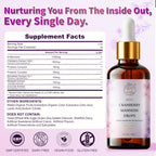 Natural cranberry extract for bladder support