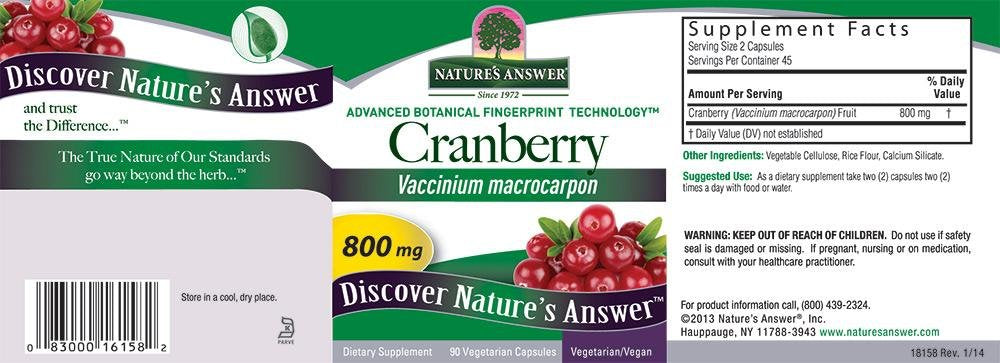 natural cranberry extract for urinary health