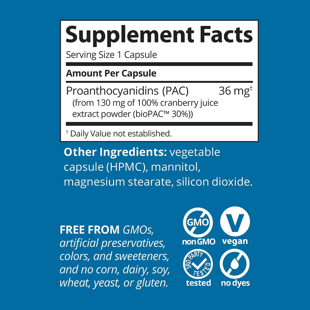 Natural cranberry extract for wellness