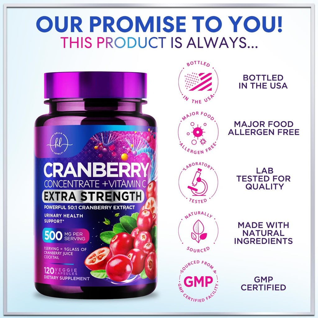 Natural cranberry extract for wellness