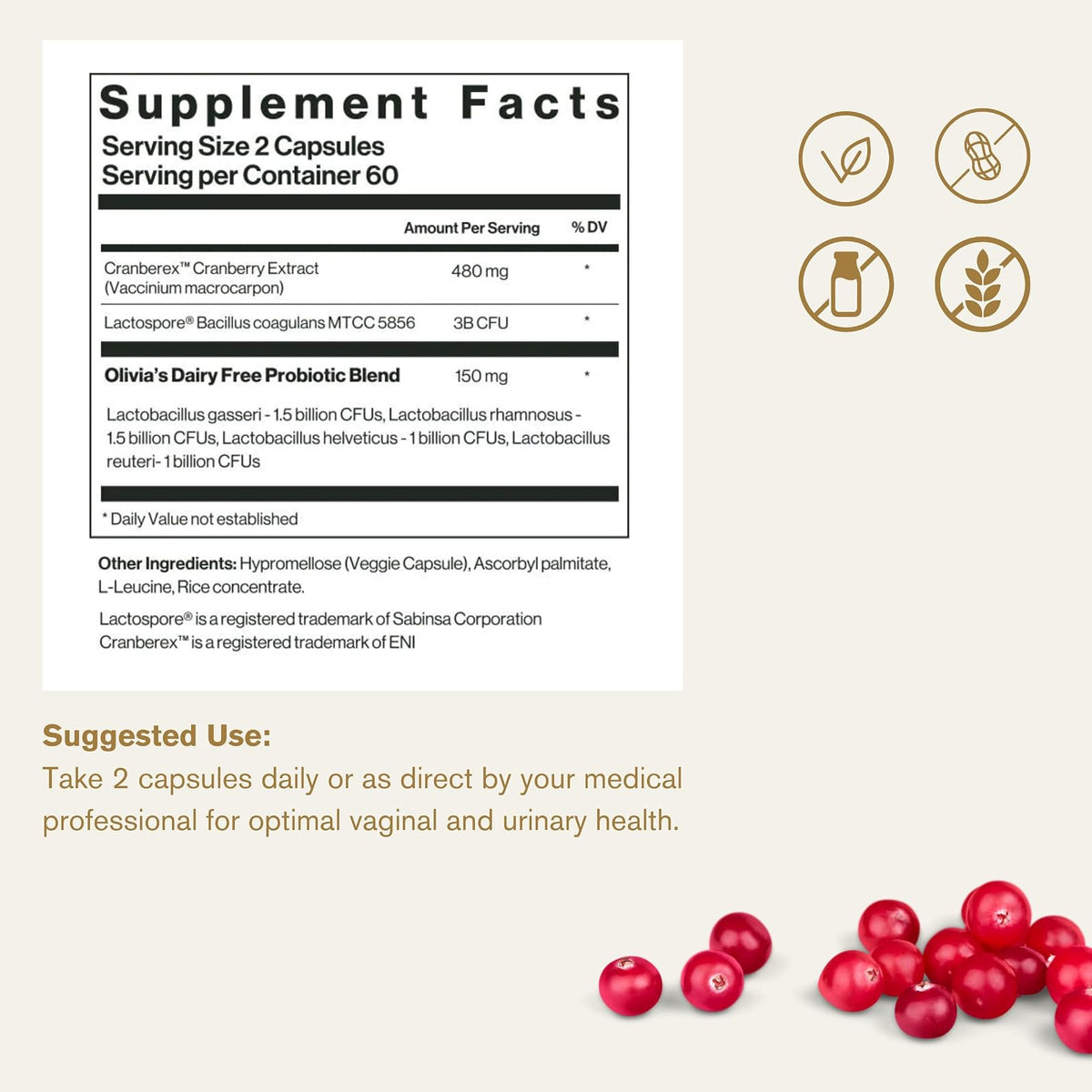 natural cranberry extract for women