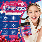 Natural cranberry extract gummy supplements