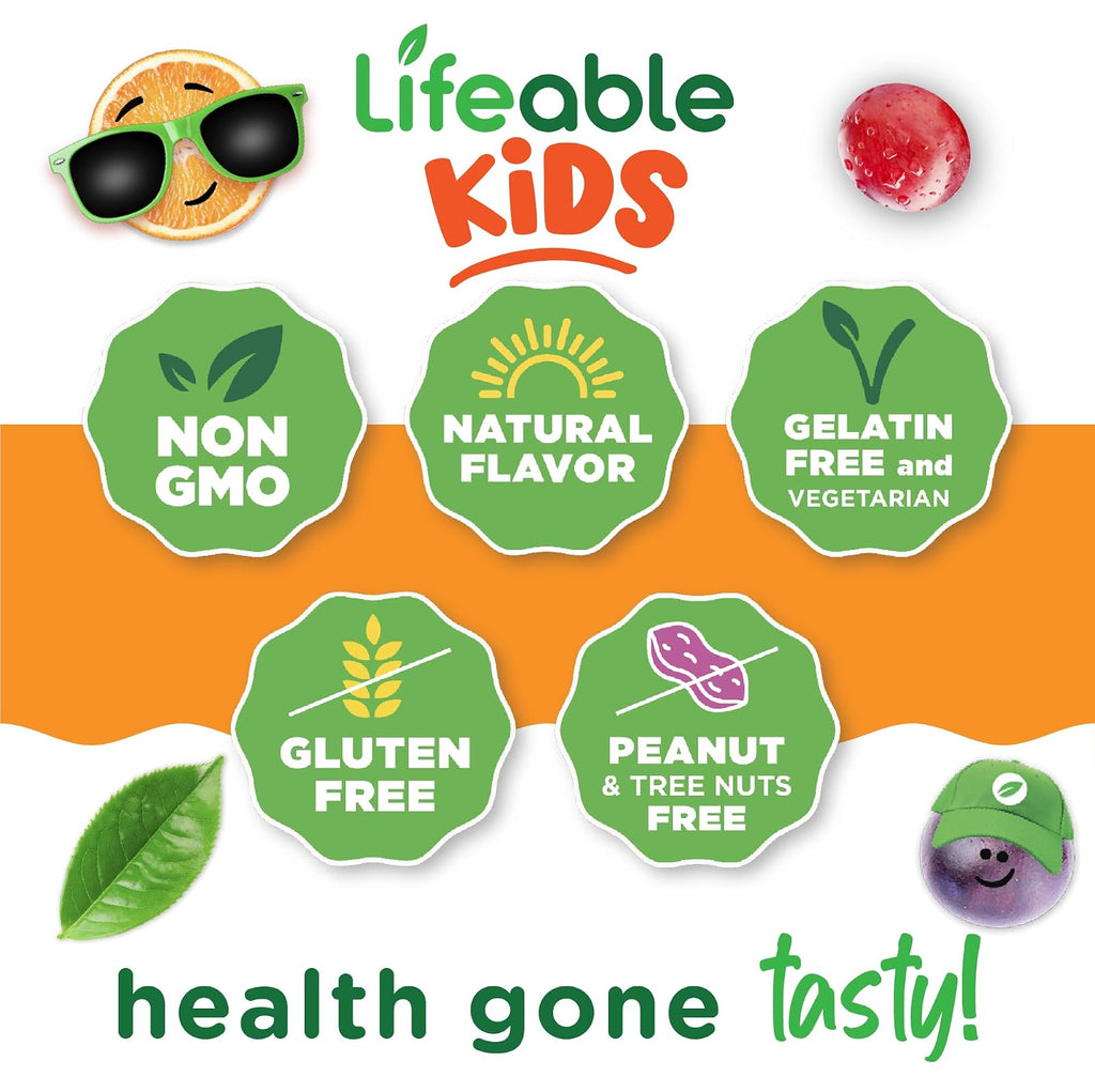 natural cranberry flavour kids vitamins