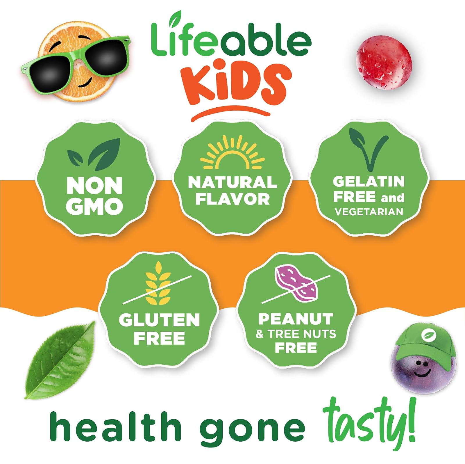 natural cranberry flavour kids vitamins
