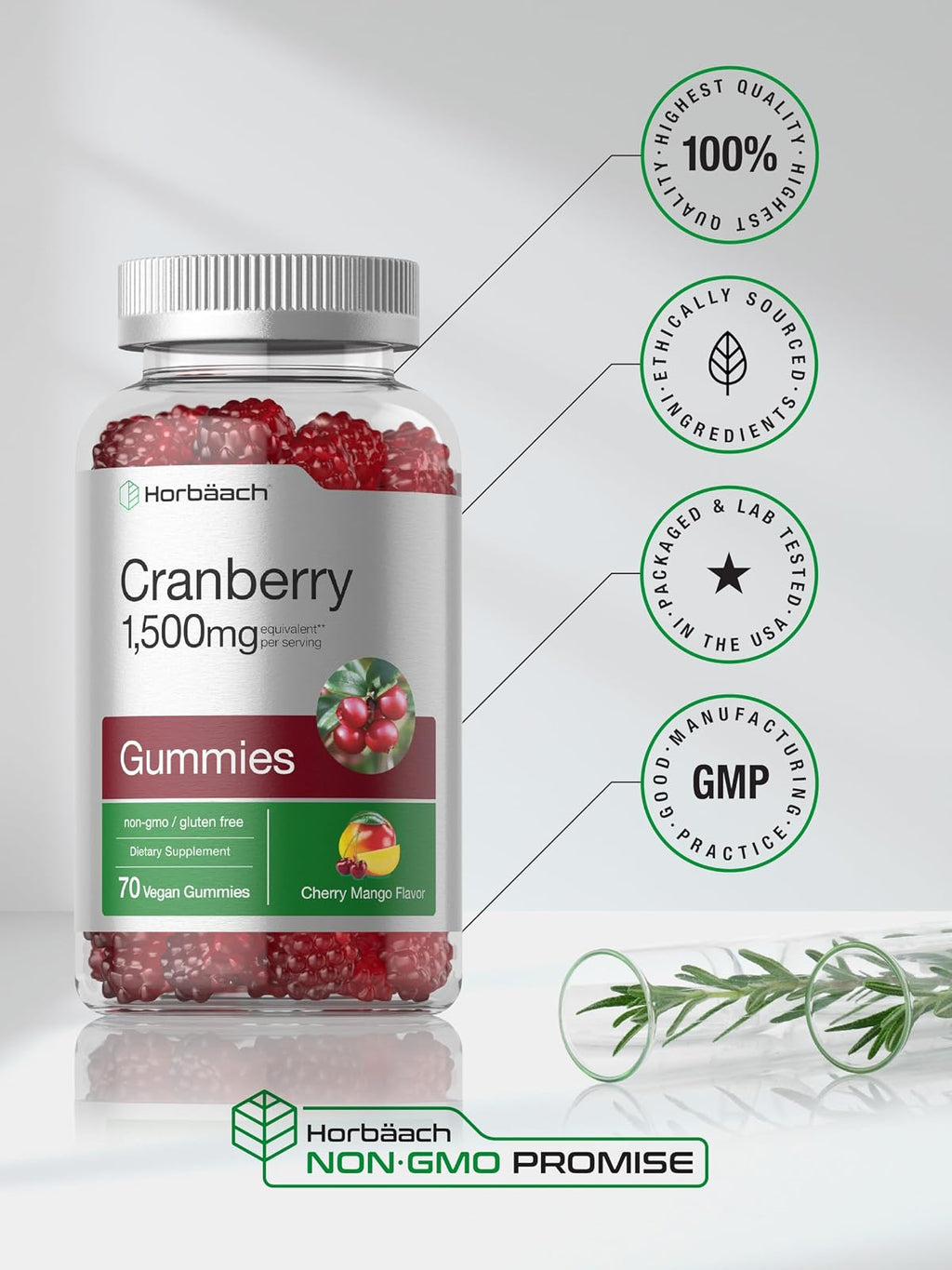 natural cranberry gummies for health