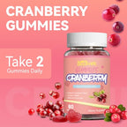 Natural cranberry gummies for wellness
