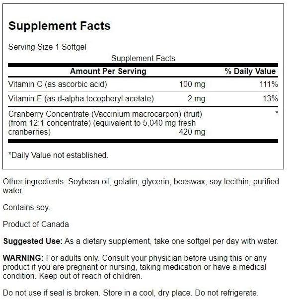 natural cranberry health benefits