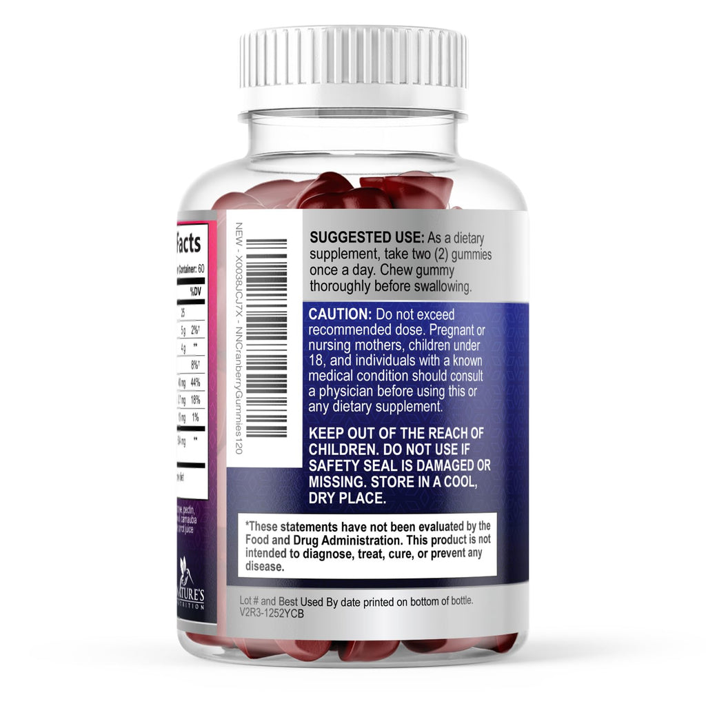 Natural cranberry multivitamin for men