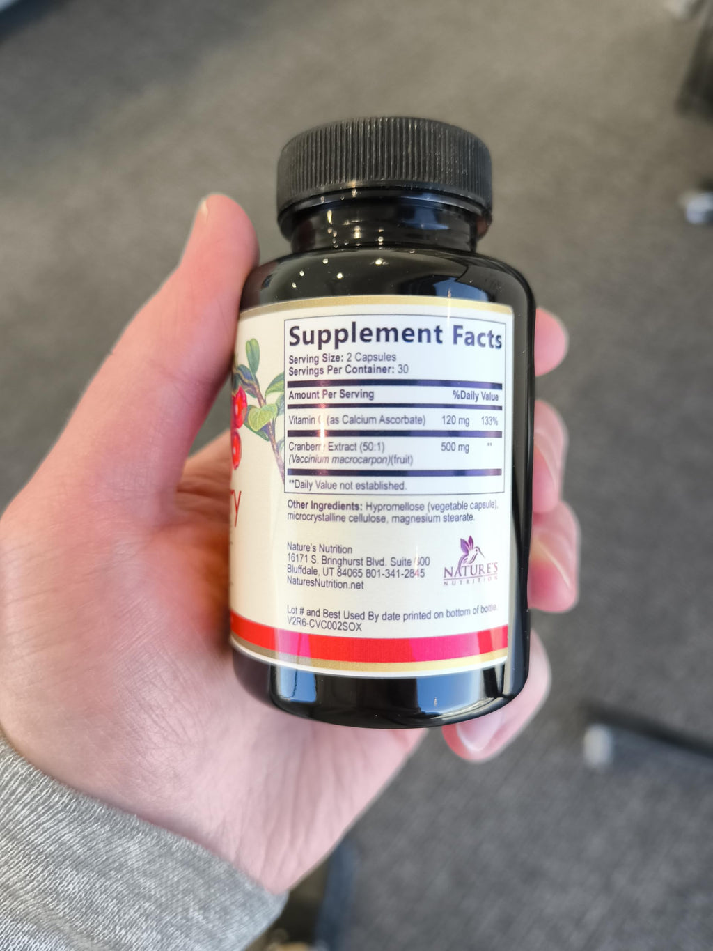 natural cranberry pills for bladder health
