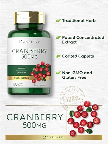 Natural cranberry pills for men and women