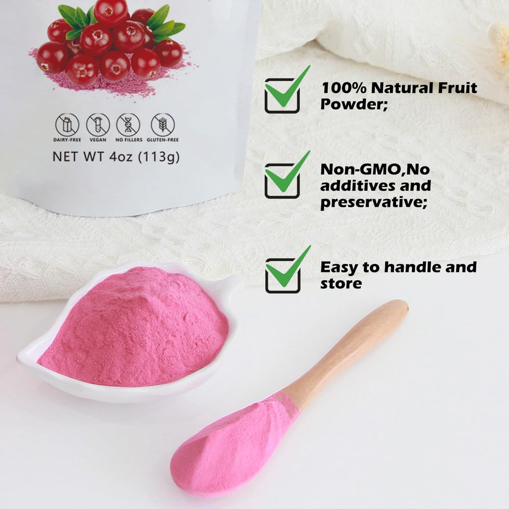Natural cranberry powder for detox
