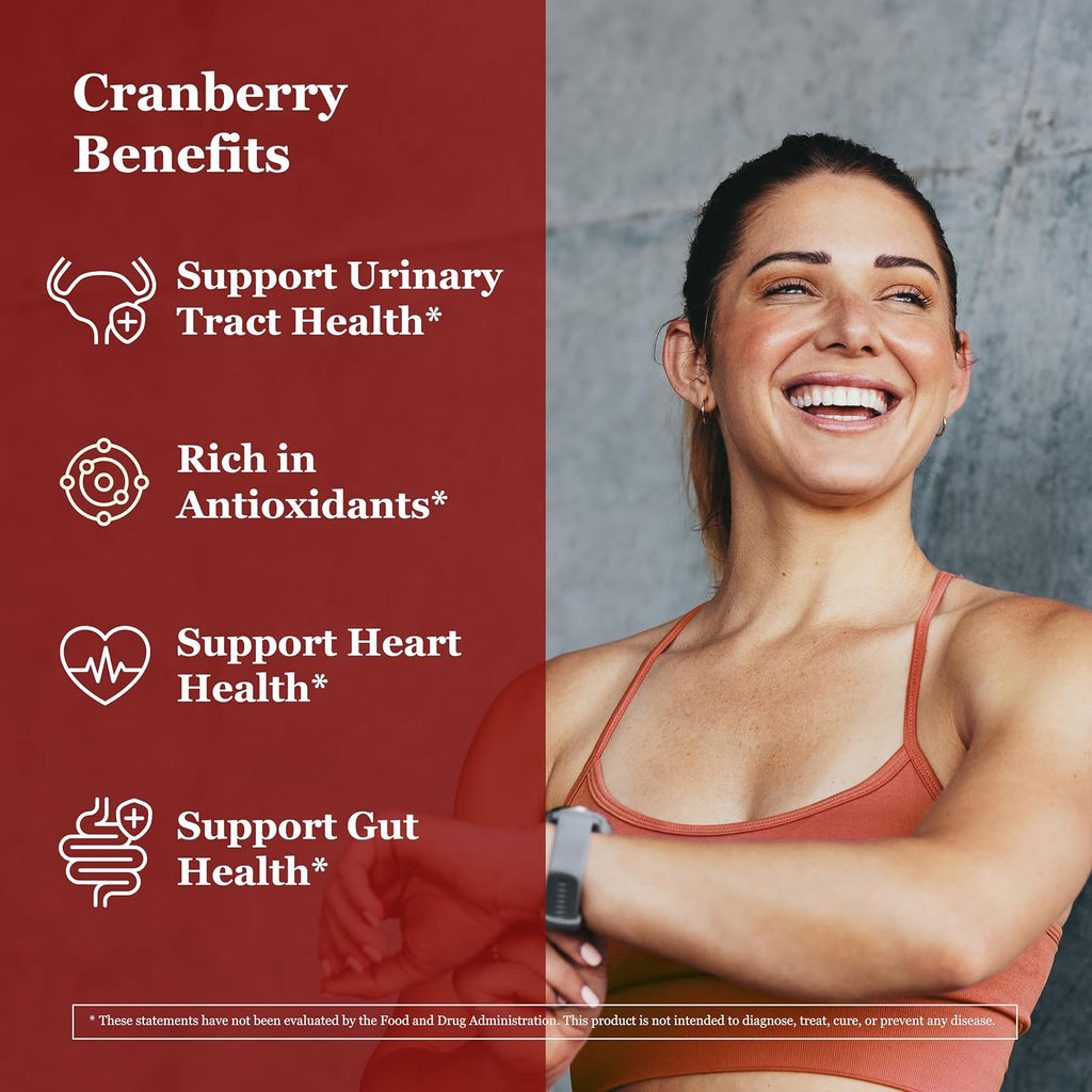 Natural cranberry supplement benefits