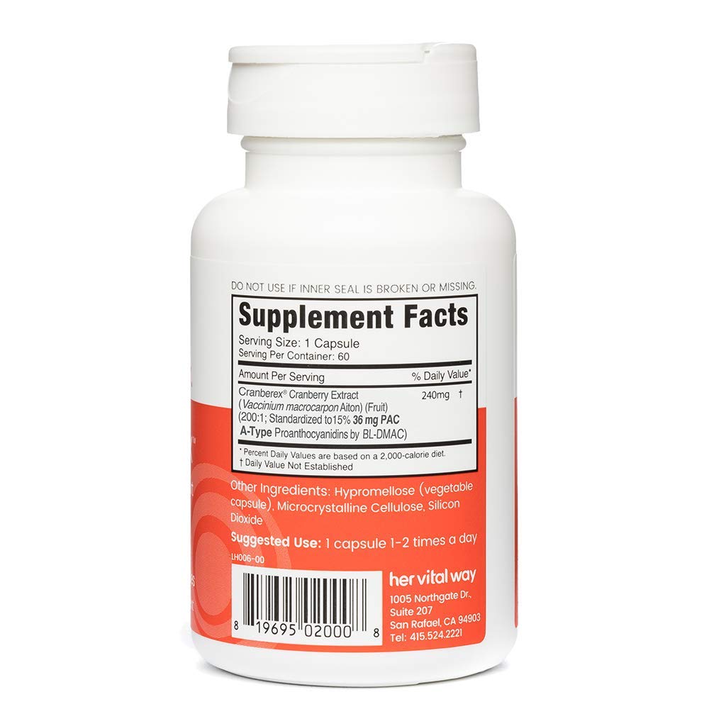 Natural cranberry supplement for health