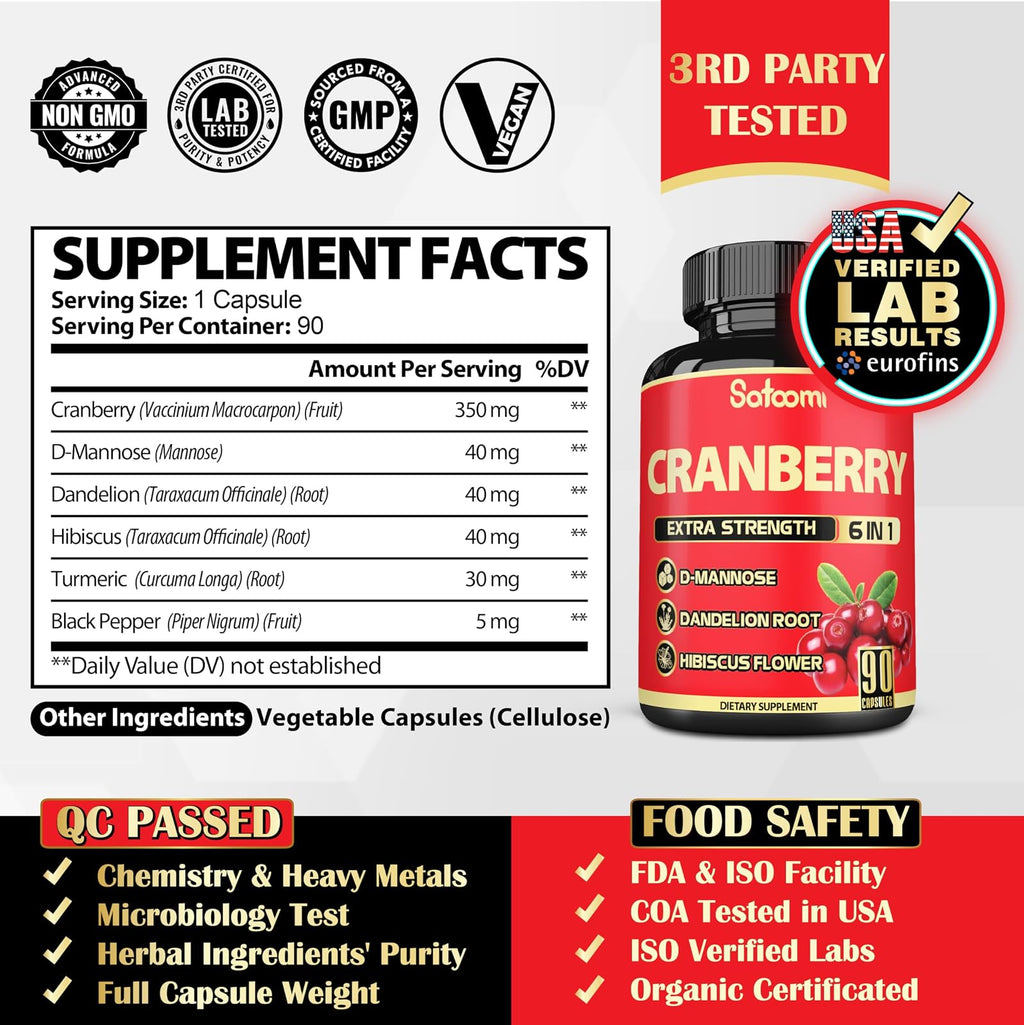 natural cranberry supplement for health