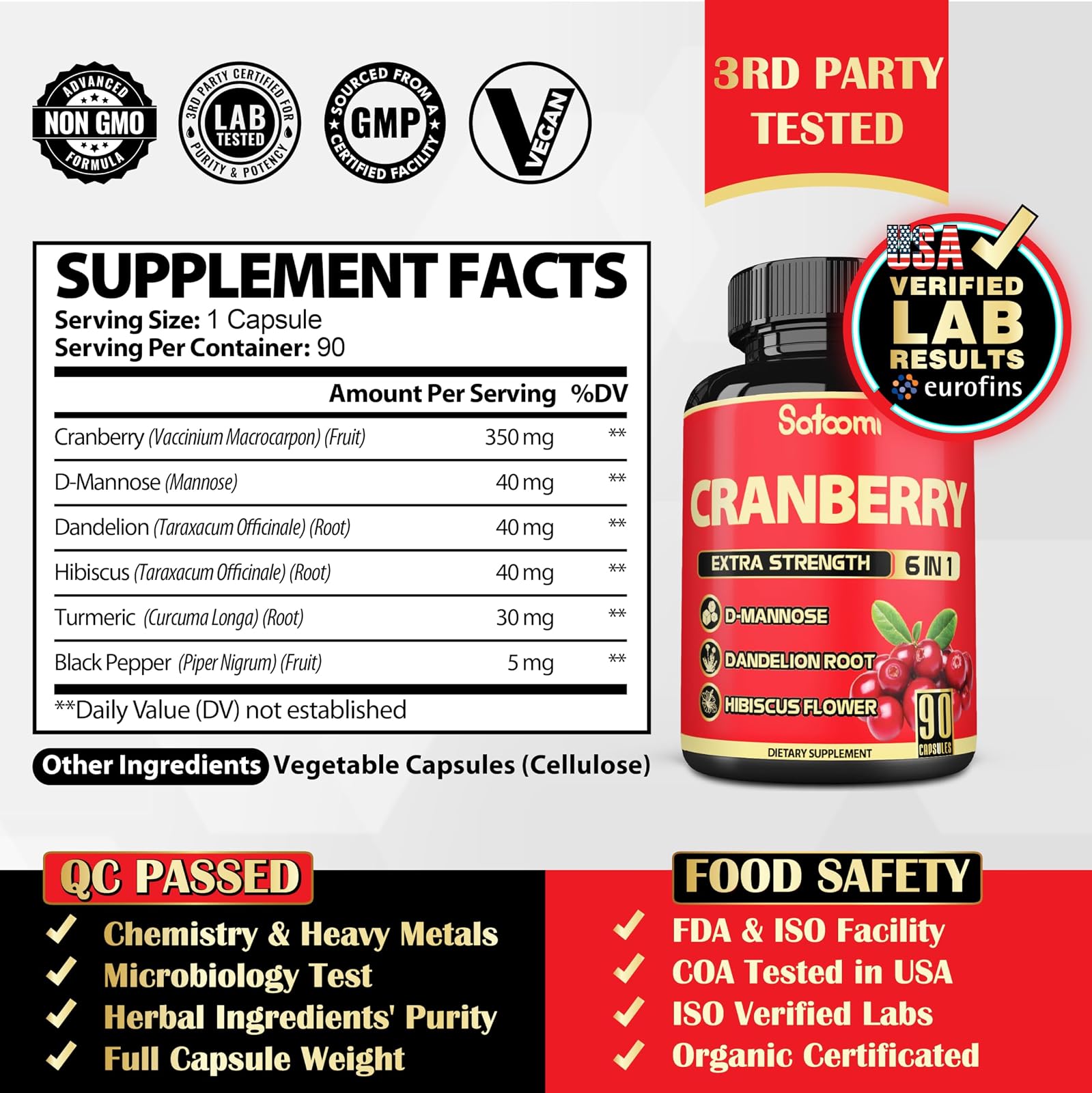 natural cranberry supplement for health
