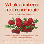Natural cranberry supplement for urinary health