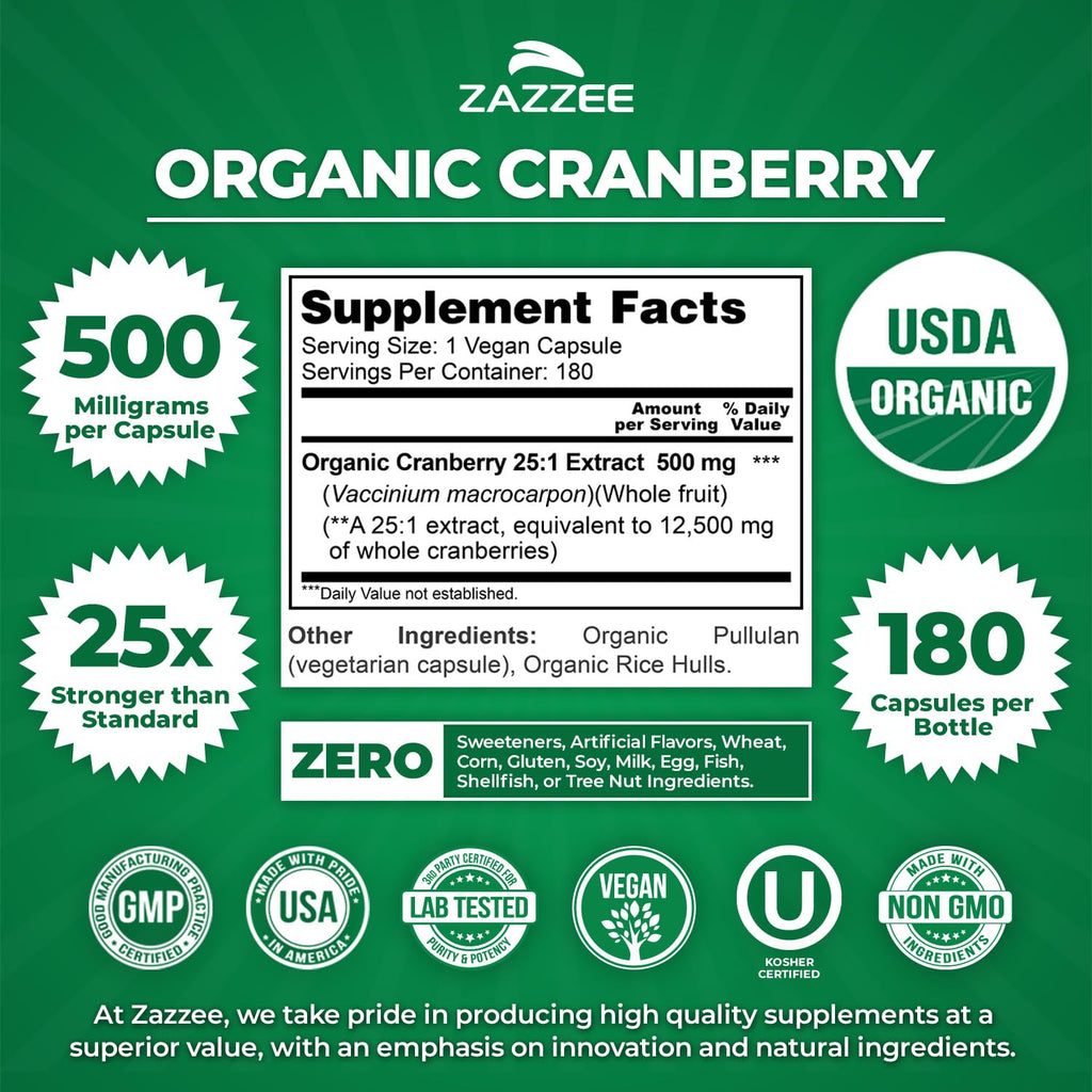 natural cranberry supplement for urinary health