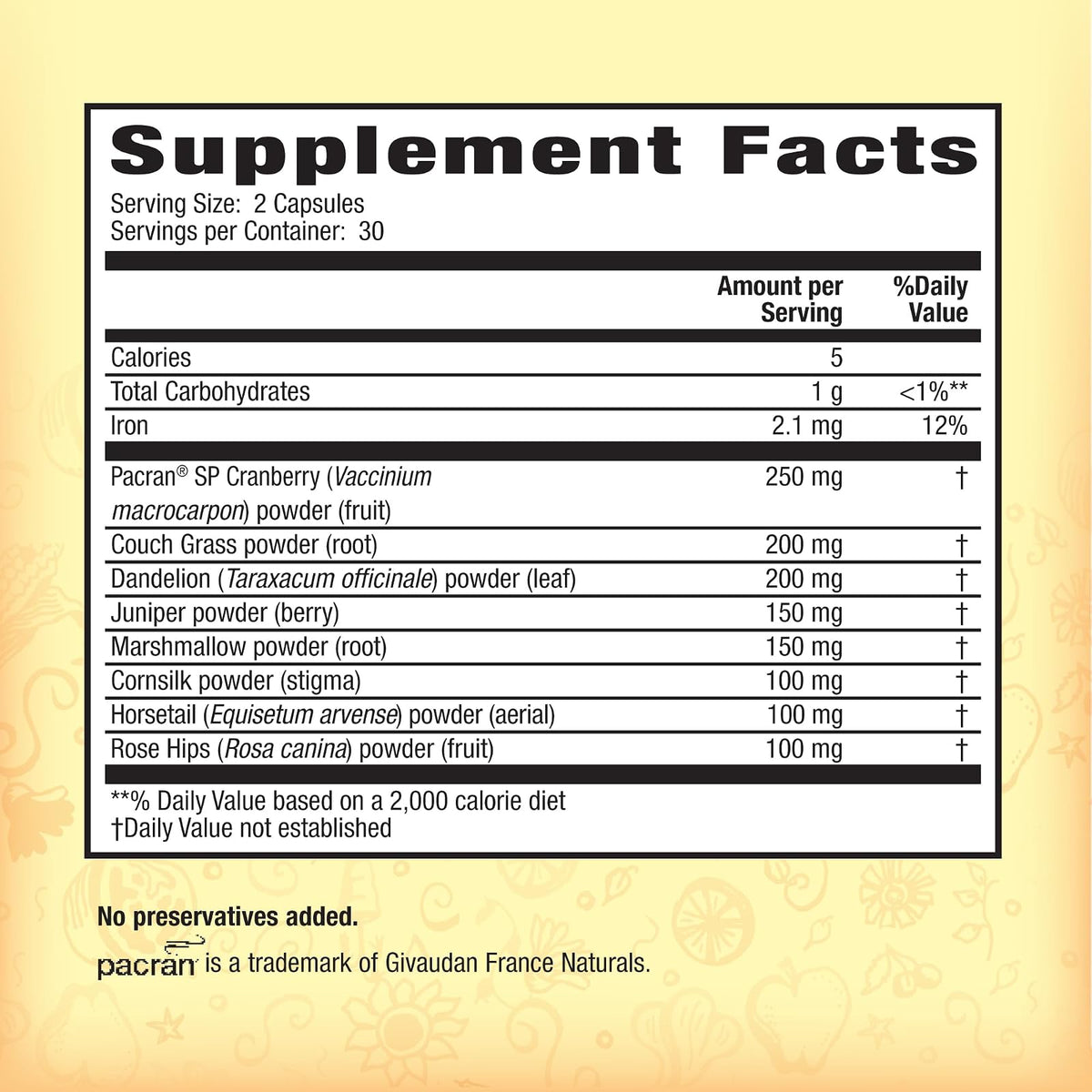 natural cranberry supplement for wellness