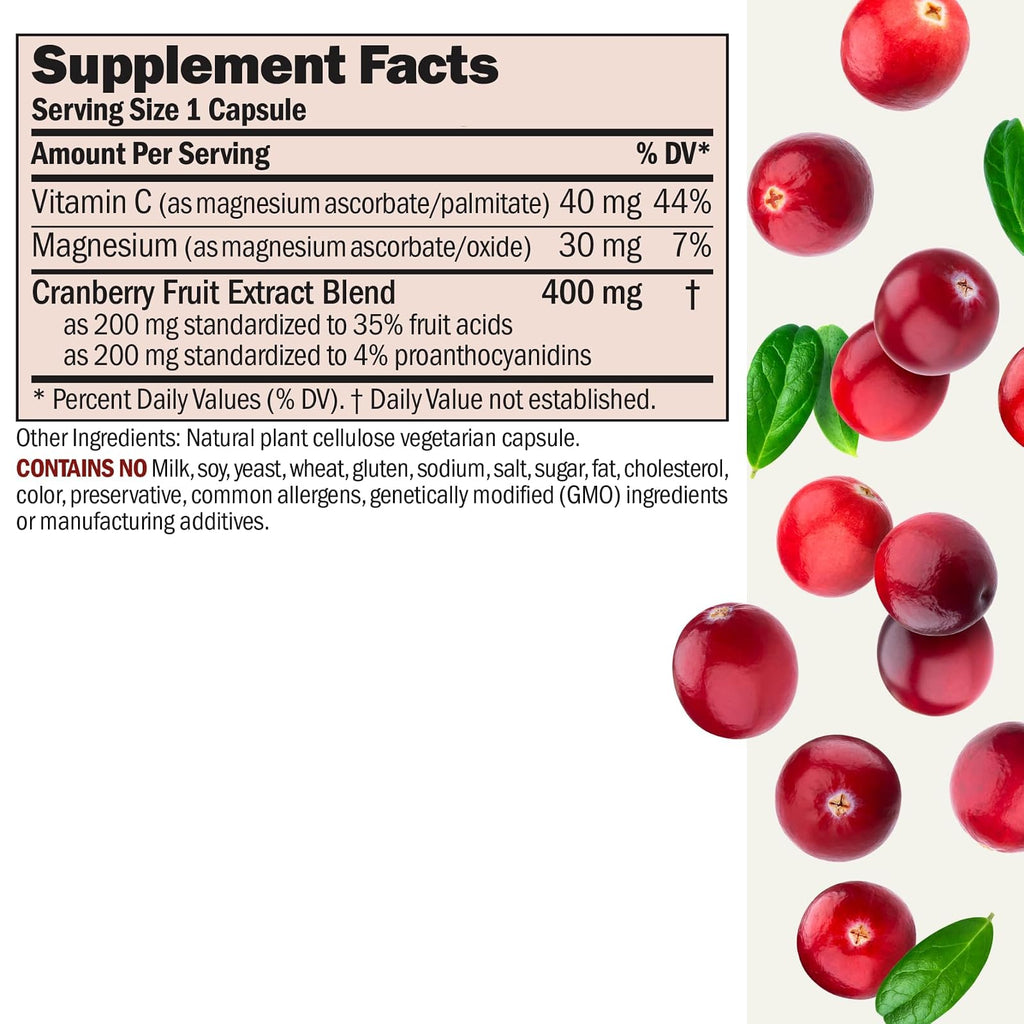 natural cranberry supplement for wellness