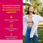 Natural cranberry supplement for women
