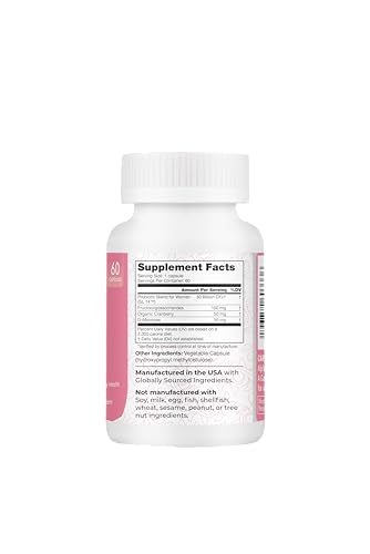 Natural cranberry supplement for women
