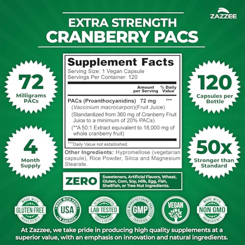 Natural cranberry supplement for women