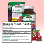 Natural cranberry supplement for women