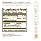 natural cranberry supplement with vitamin C
