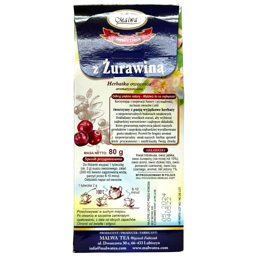 natural cranberry tea for wellness