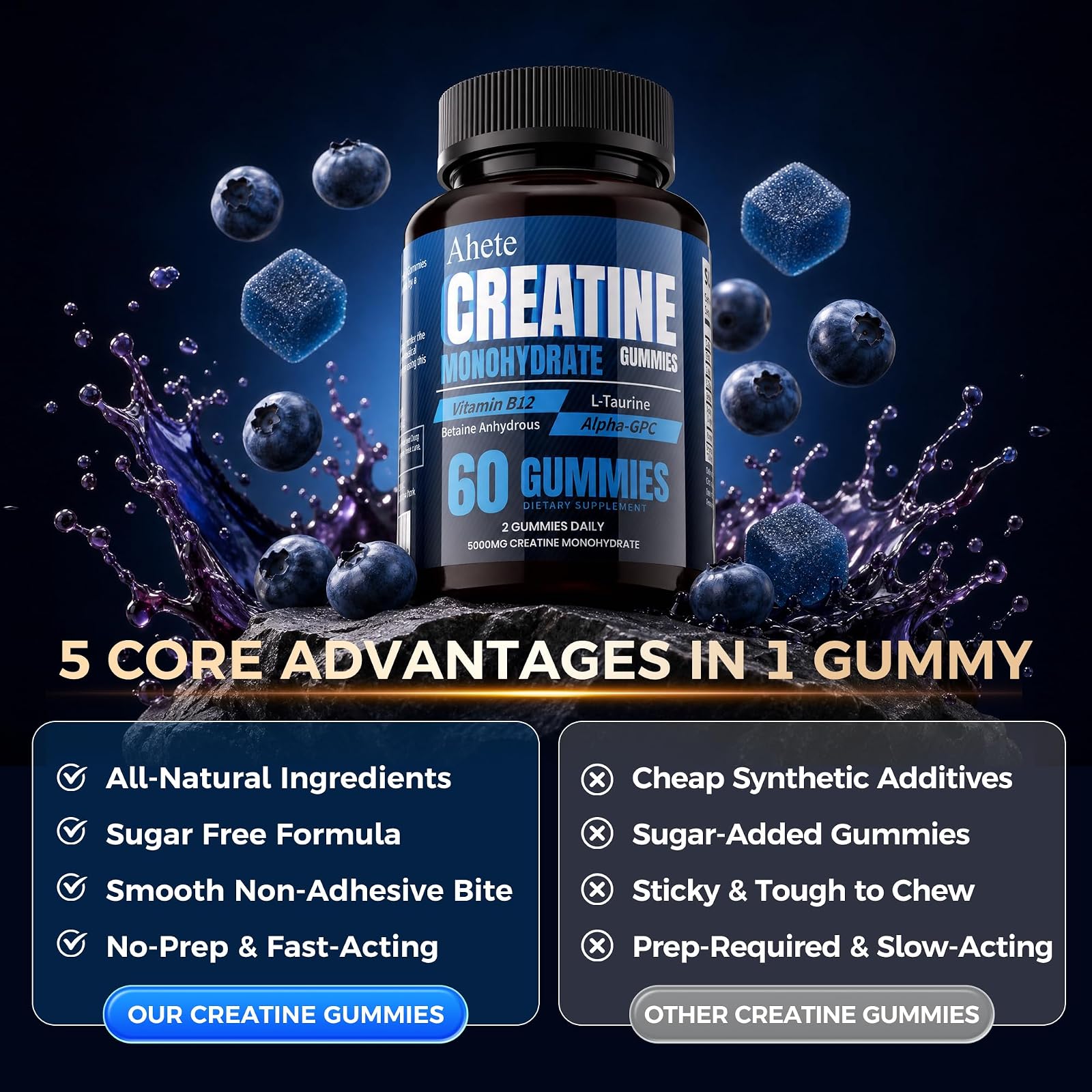 natural creatine gummies for performance