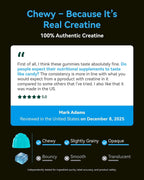 Natural creatine gummies for strength training