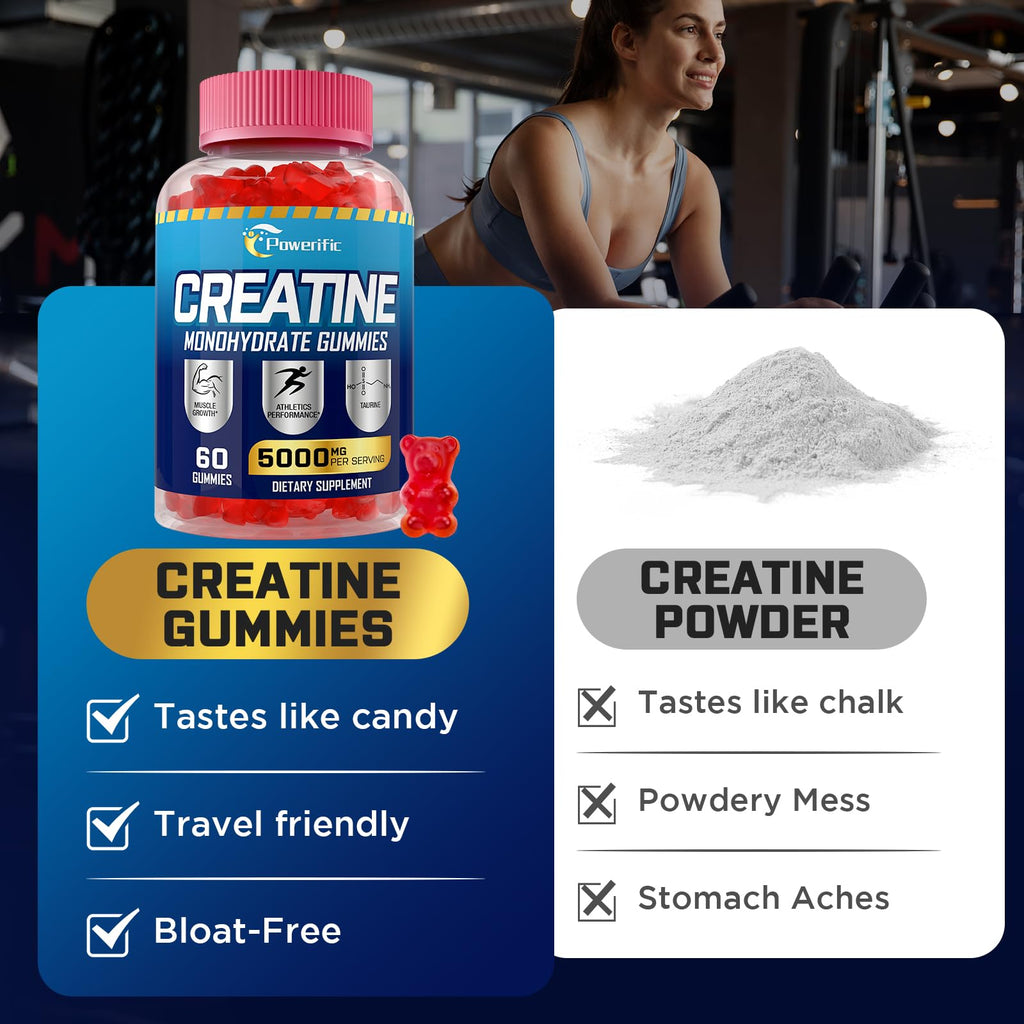 natural creatine gummies for strength
