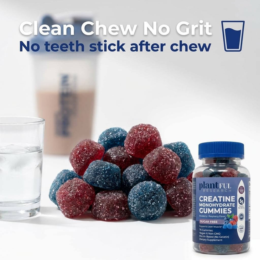 natural creatine gummies for strength