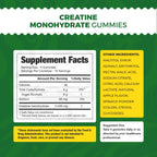 natural creatine monohydrate gummies for fitness