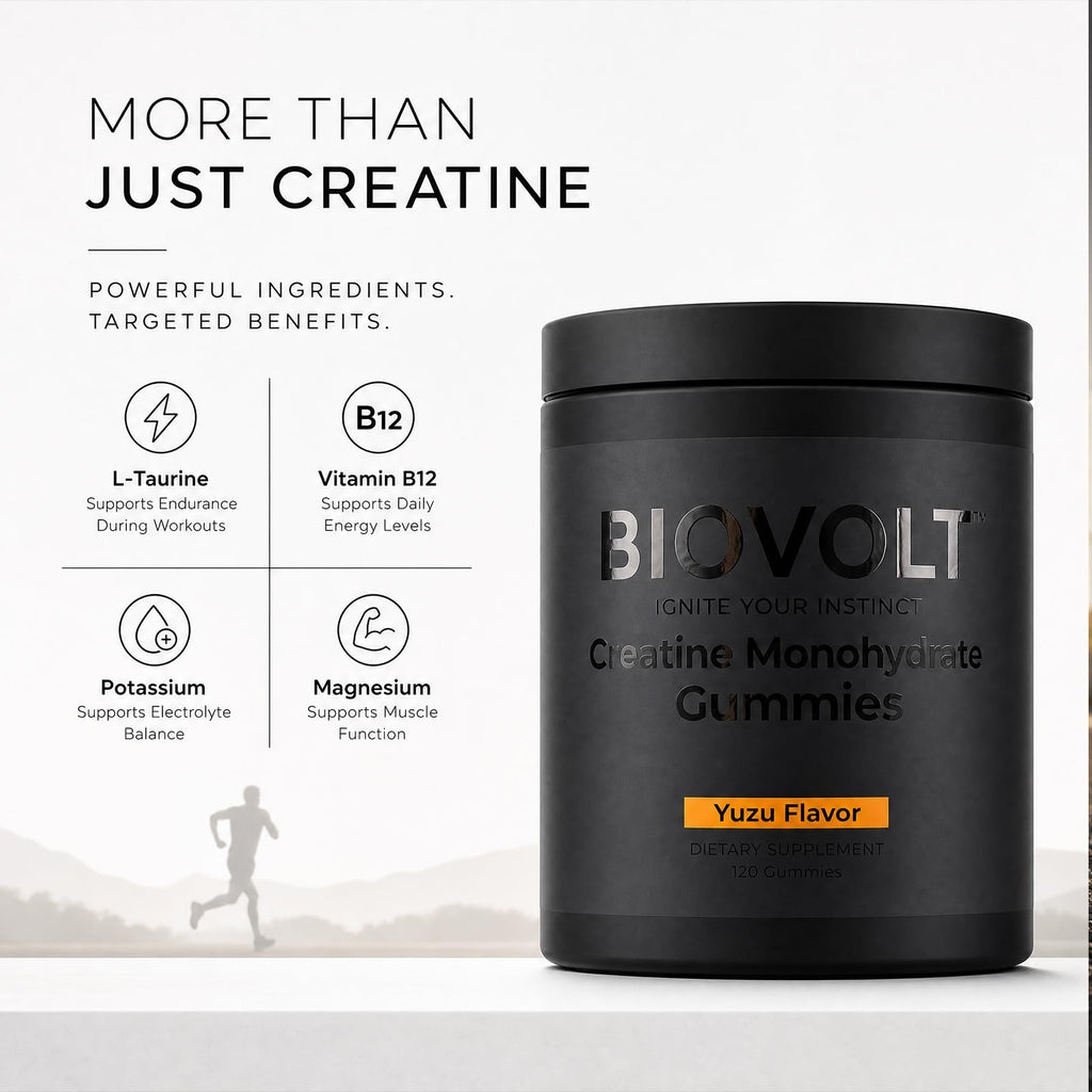 natural creatine monohydrate gummy formula