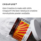 Natural creatine powder for workouts