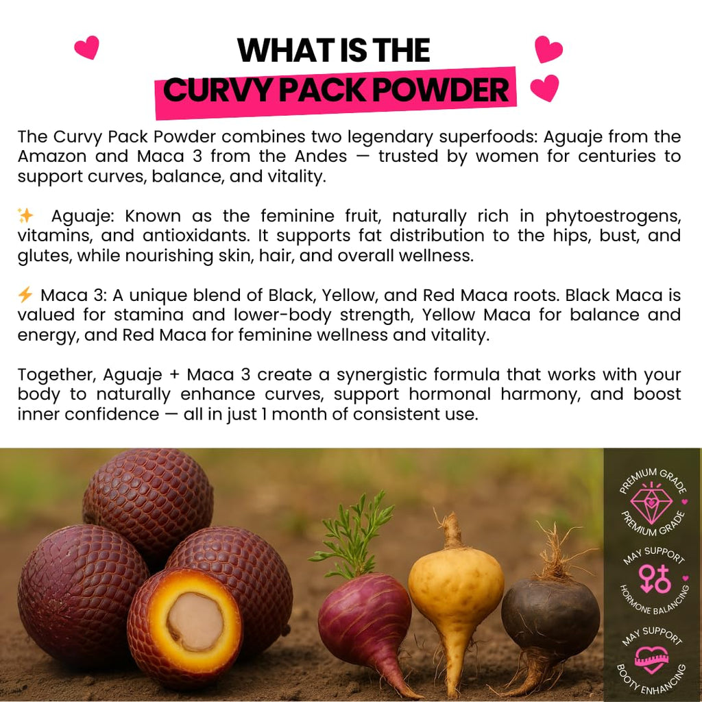 Natural curve support supplement blend